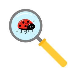 Ladybug Magnifying Glass Vector Images (90)