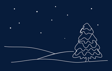 Christmas Scene Line Drawing Vector Images (over 160)