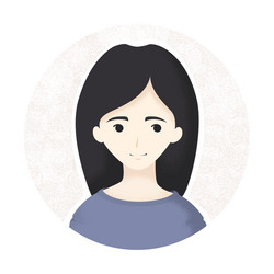 Avatar Face Female Round Women Vector Images (over 360)