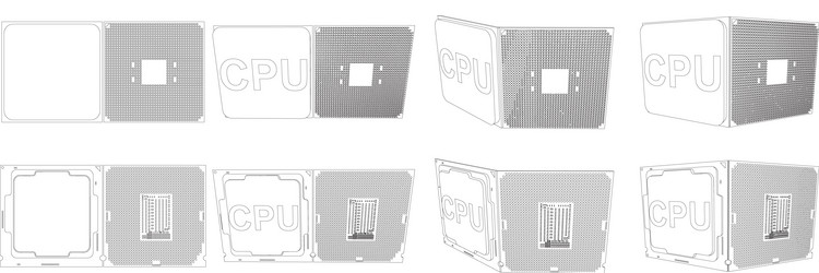 Semiconductor production flowchart Royalty Free Vector Image