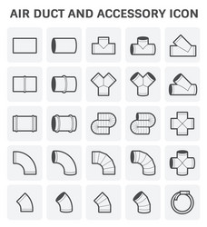 Air duct icon Royalty Free Vector Image - VectorStock
