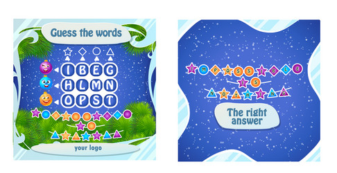 Game social media post examples Royalty Free Vector Image