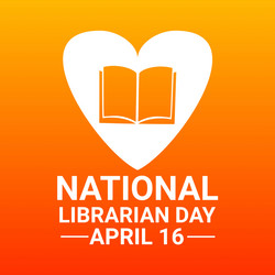 National librarian day Royalty Free Vector Image