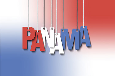 Word panama hang on the ropes Royalty Free Vector Image