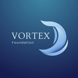 Foundation business logo template modern ocean Vector Image