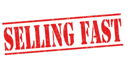 Selling fast sign or stamp Royalty Free Vector Image