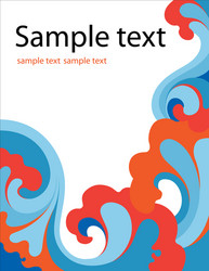 Abstract sea wave background water splash isolated