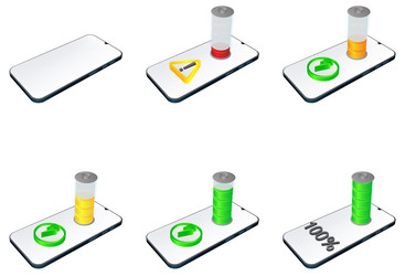 Full Red Battery Bar Vector Images (over 270)