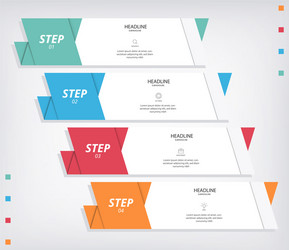 Infographic modern abstract simple Royalty Free Vector Image