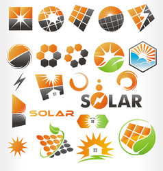Solar panel grid seamless pattern sun electric Vector Image
