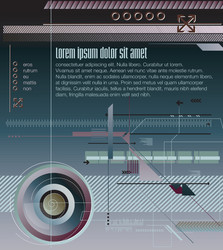 Techno background Royalty Free Vector Image - VectorStock