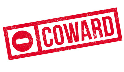 Coward rubber stamp Royalty Free Vector Image - VectorStock
