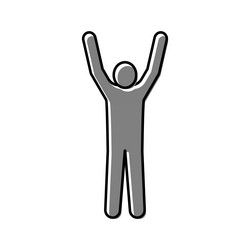 Stick Figure Arms Up Vector Images (over 340)