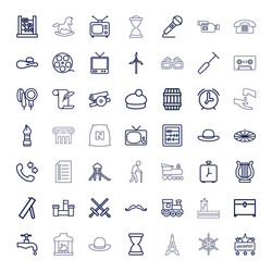 Old icons Royalty Free Vector Image - VectorStock