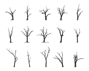 Simple Leafless Tree Outline