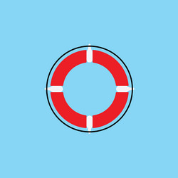 Lifebuoy logo icon Royalty Free Vector Image - VectorStock