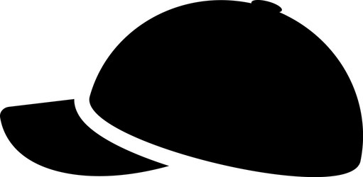 P cap Royalty Free Vector Image - VectorStock