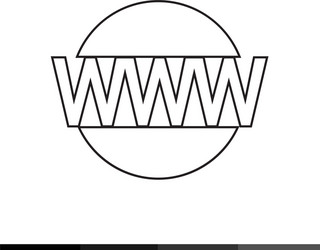 Www sign icon world wide web symbol design Vector Image