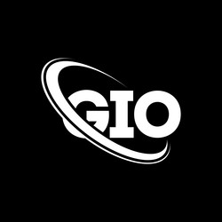 Gio logo letter letter logo design Royalty Free Vector Image