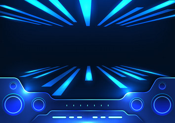 Technology background download screen shows Vector Image