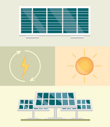Solar panel icon Royalty Free Vector Image - VectorStock