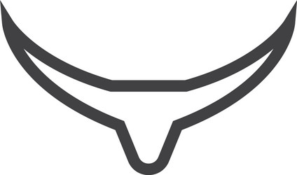 Taurus graphic design template isolated Royalty Free Vector