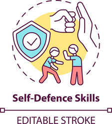 Female self defense Royalty Free Vector Image - VectorStock