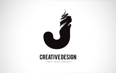 Letter J Painted Brush Font Vector Images (over 190)