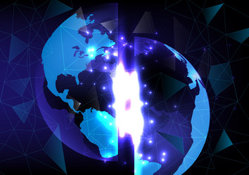 Technology multiverse universe Royalty Free Vector Image