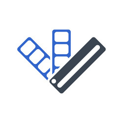 Colour guide icon Royalty Free Vector Image - VectorStock