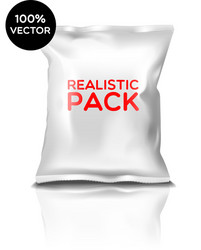 Realistic pack templates Royalty Free Vector Image