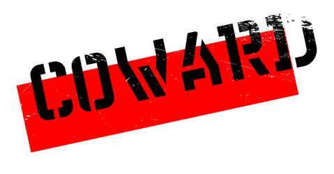 Coward rubber stamp Royalty Free Vector Image - VectorStock