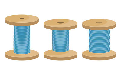 Thread spool design isolated on white background Vector Image