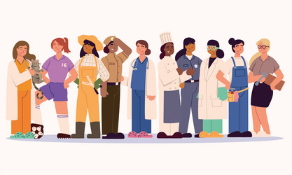 Diverse Women Vector Images (over 15,000)