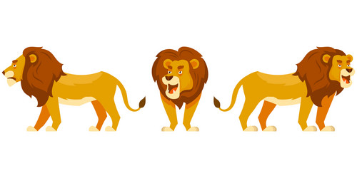 Three Lions Vector Images (over 240)