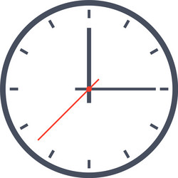 Clock 10 Royalty Free Vector Image - VectorStock