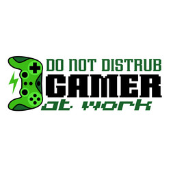 Gamer hand drawn motivation lettering phrase Vector Image