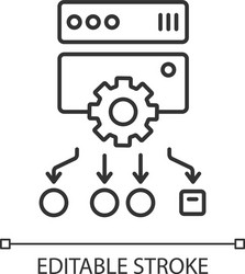 Load balancing icon Royalty Free Vector Image - VectorStock