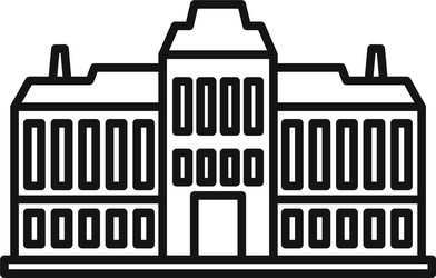 University Building Silhouette