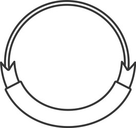 Outlined label sticker emblem Royalty Free Vector Image