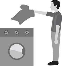 Doing Laundry Man Vector Images (over 170)