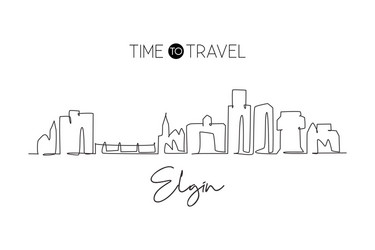 Outline albuquerque skyline trendy template Vector Image