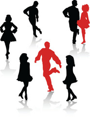 Irish dance Royalty Free Vector Image - VectorStock