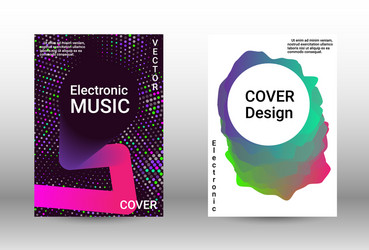 Modern musical cover Royalty Free Vector Image