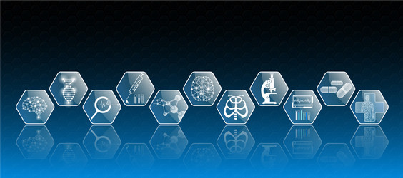 Abstract background technology concept and icon Vector Image