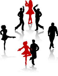 Irish dance Royalty Free Vector Image - VectorStock
