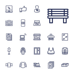 Front icons Royalty Free Vector Image - VectorStock