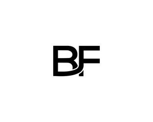 Bf letter logo and icon design Royalty Free Vector Image