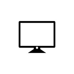 Computer icon monitor Royalty Free Vector Image