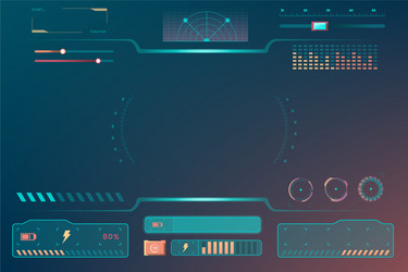 Exit program ui element template Royalty Free Vector Image